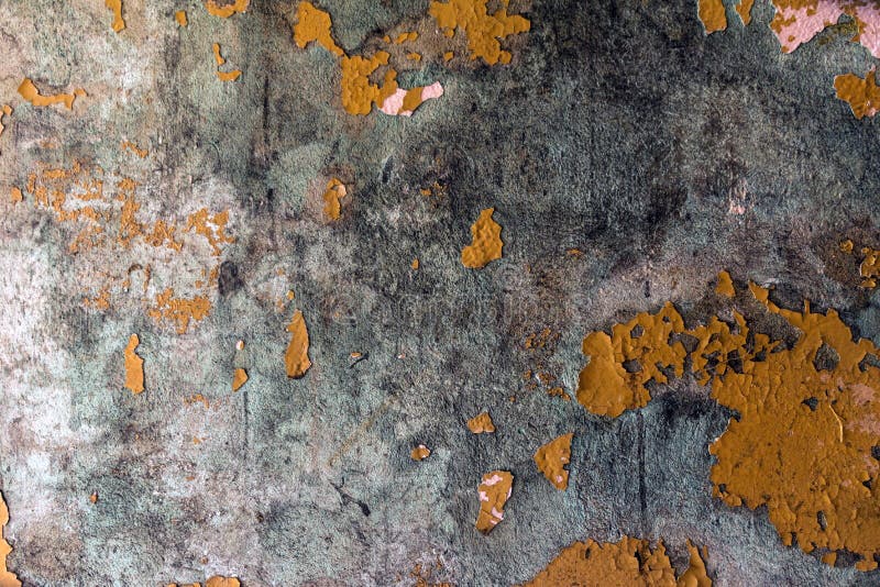 Abstract Wall Background, Various Old Oil Paints on the Wall, Beautiful ...