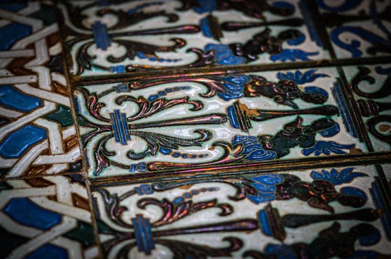 Abstract Wall Design on the Historical Streets of Spanish Cities Stock ...