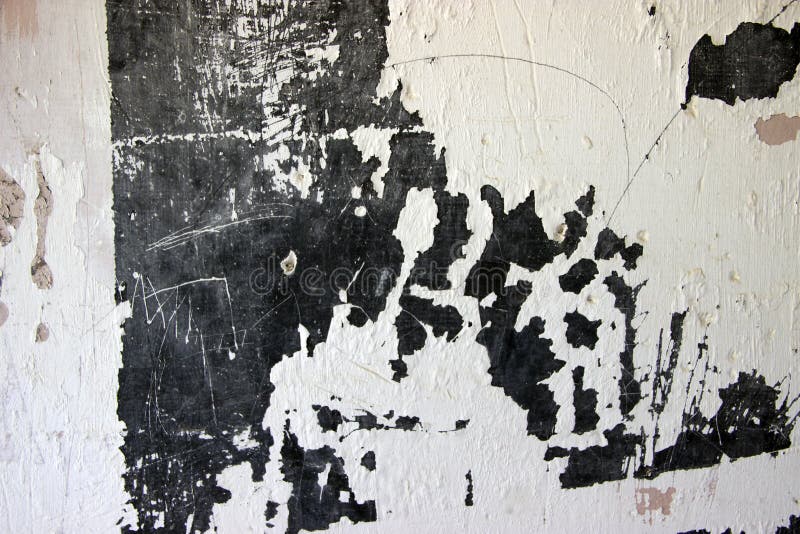 Abstract Wall Texture with Old and New Paint.Scratches and Cracks ...