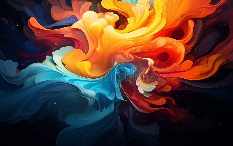 Abstract Wallpaper Art for IPhone Screen Background. Generative AI ...