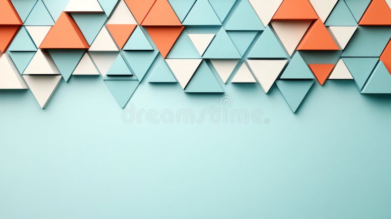 Abstract Wallpaper Background Featuring Modern Triangle Geometry Shapes ...