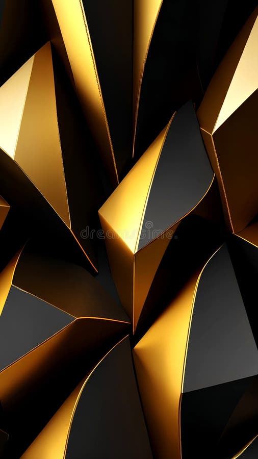 Abstract Wallpaper 3d Elegant Abstract Triangle Stock Illustration ...