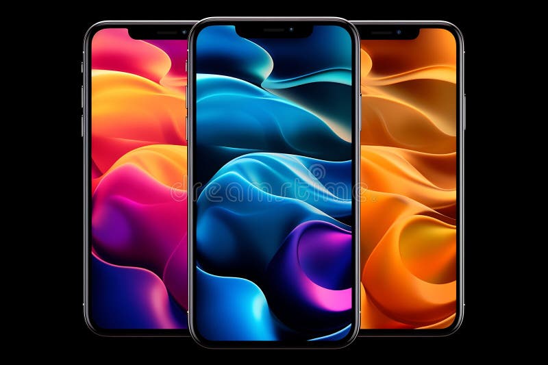 Abstract Wallpaper Design for Smart Phone or Tablet. Modern Progressive ...