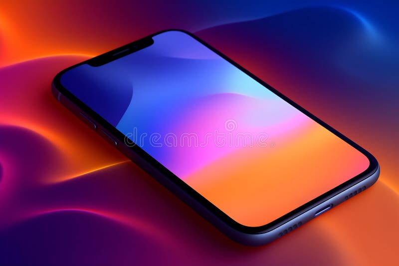 Abstract Wallpaper Design for Smart Phone or Tablet. Modern Progressive ...