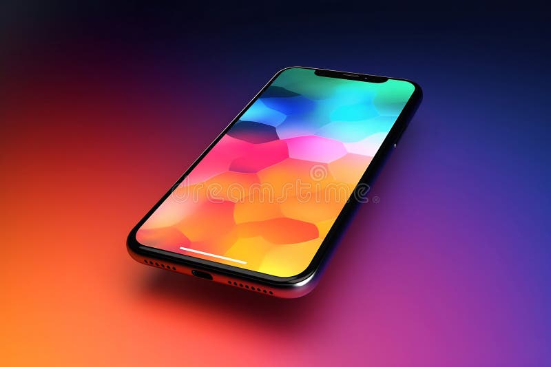 Abstract Wallpaper Design for Smart Phone or Tablet. Modern Progressive ...