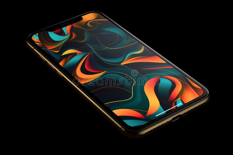 Abstract Wallpaper Design for Smart Phone or Tablet. Modern Progressive ...