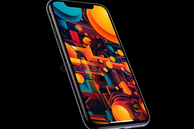 Abstract Wallpaper Design for Smart Phone or Tablet. Modern Progressive ...