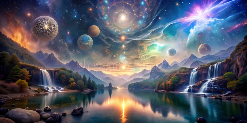 Abstract Wallpaper Fantasy Full Formations and Elements in Different ...