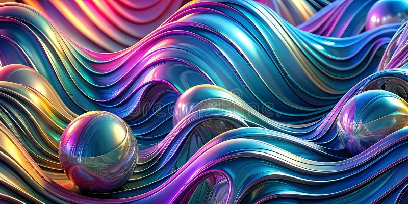 Abstract Wallpaper Fantasy Full Formations and Elements in Different ...