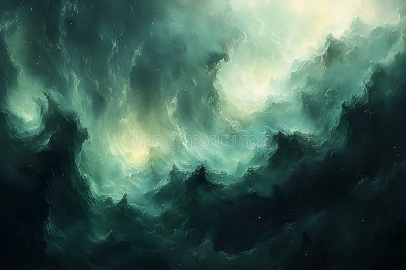 An Abstract Wallpaper Featuring a Night Sky Pattern Infused with a ...