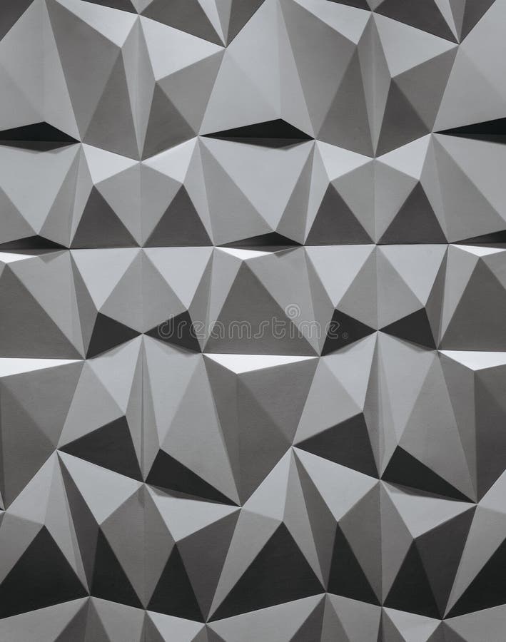 Abstract Wallpaper or Geometrical Background Consisting of Black and ...