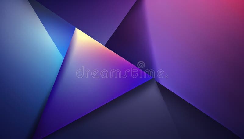 Abstract Wallpaper with Gradient Colors, Triangles Stock Illustration ...