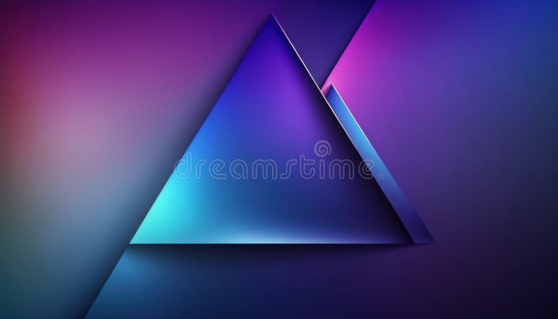 Abstract Wallpaper with Gradient Colors, Triangles Stock Illustration ...