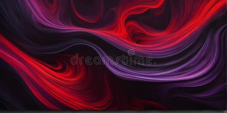 Abstract Swirled Pattern Intertwining Gradients of Vibrant Colors Stock ...
