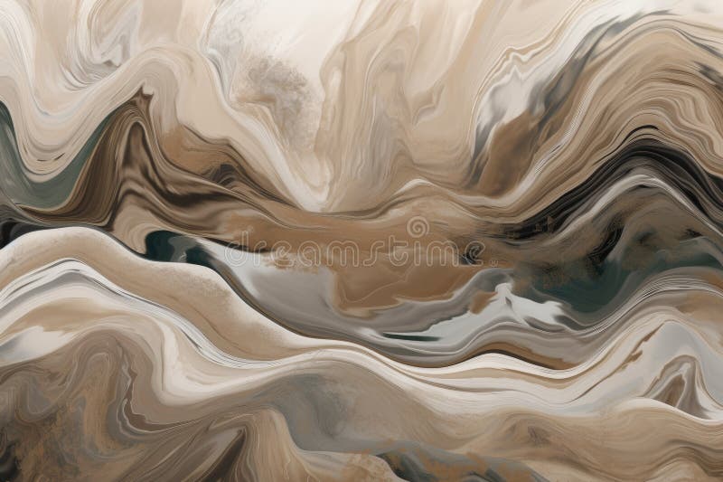 Abstract Wallpaper in Neutral Earthy Tones with a Textured Pattern ...