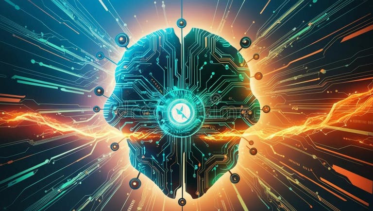 This Abstract Wallpaper Presents a Visualization of Artificial ...