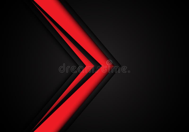 Abstract Wallpaper of a Red Arrow Stock Illustration - Illustration of ...