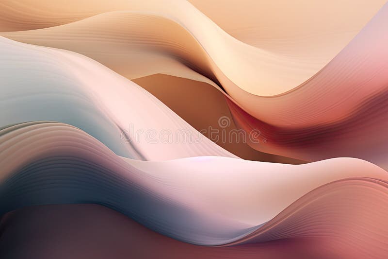 Abstract Wallpaper with Soft Colors. Stock Illustration - Illustration ...