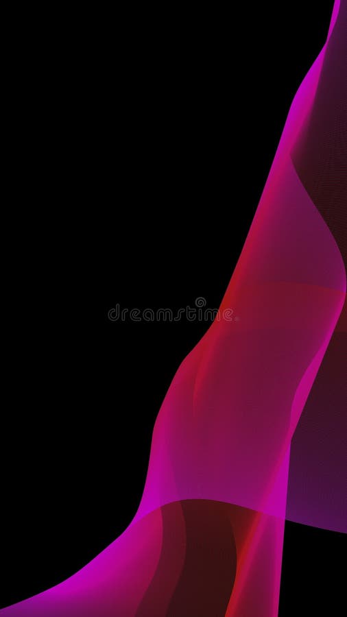 Abstract Wallpapers for Mobile Phone Displays, Pink Color Wavy Shape ...