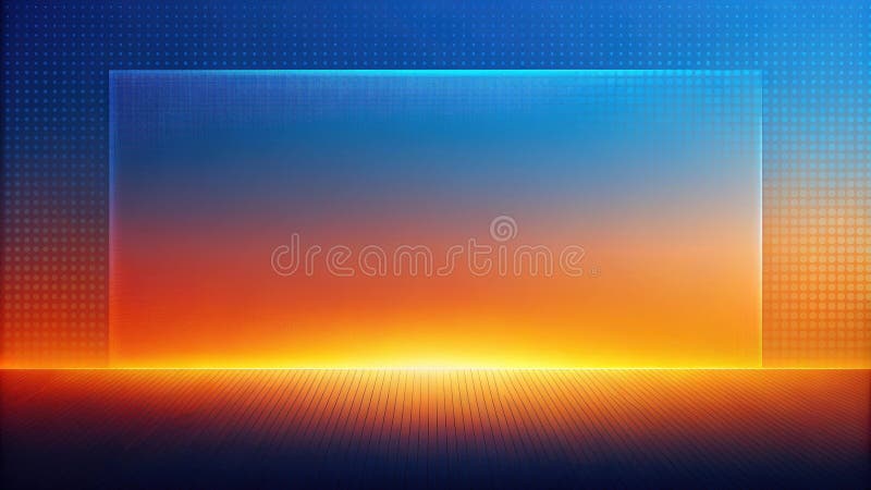 Abstract Warm and Cool Gradient Background with Empty Stage. Generative ...