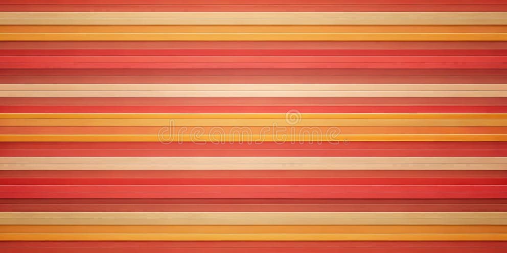 Abstract Warm-toned Horizontal Stripe Pattern Featuring Multiple Hues ...