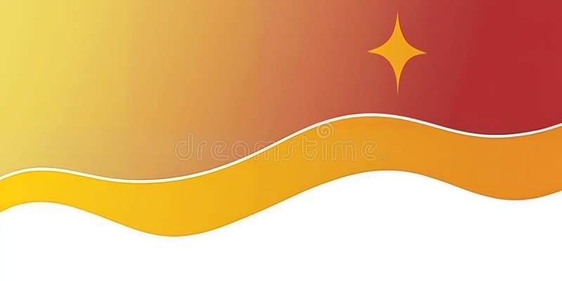 Abstract Warm Toned Wave Background Design with Star Gradient Colors ...