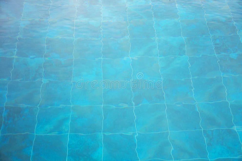 Abstract Water Background in the Blue Pool. Stock Image - Image of pool ...