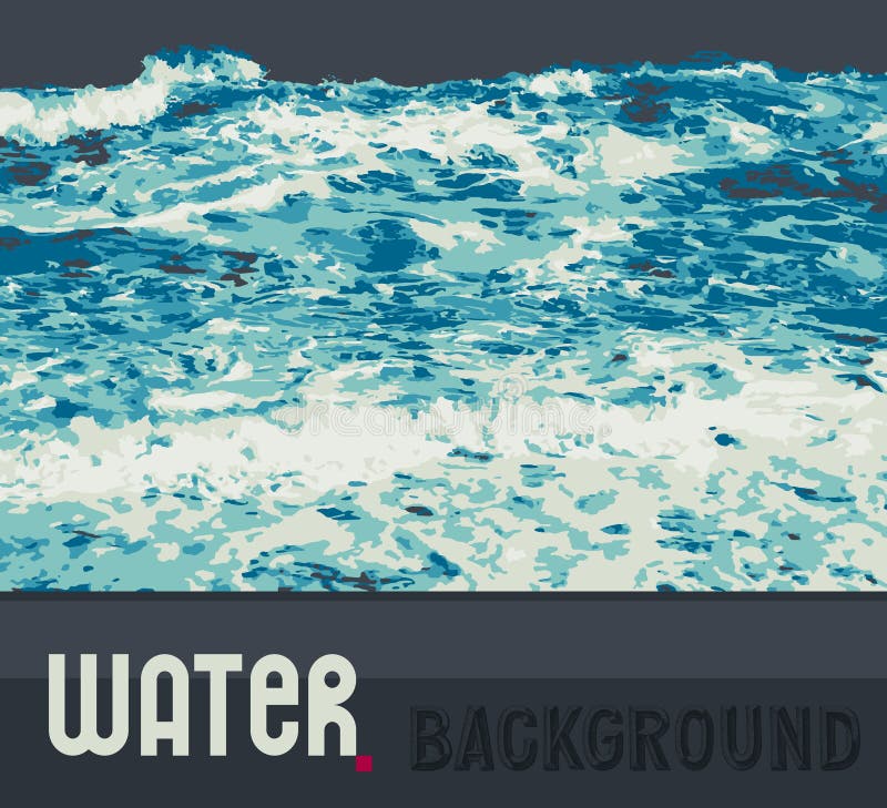 Abstract water background stock vector. Illustration of aquatic - 45179586