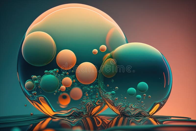 Abstract Water Bubble Drop Color Background Graphic Design Wallpaper ...