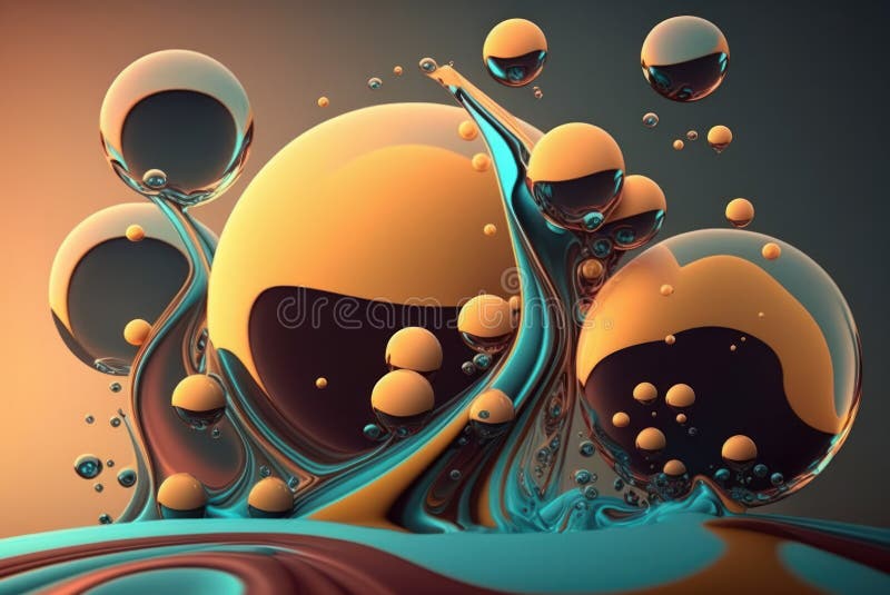 Abstract Water Bubble Drop Color Background Graphic Design Wallpaper ...