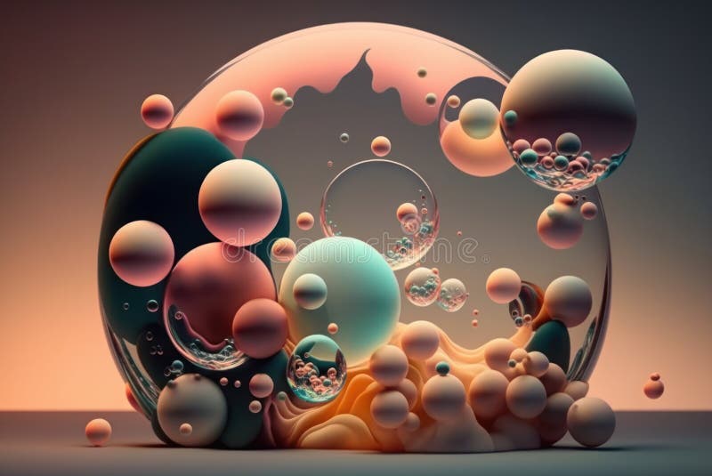 Abstract Water Bubble Drop Color Background Graphic Design Wallpaper ...