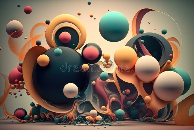 Abstract Water Bubble Drop Color Background Graphic Design Wallpaper ...