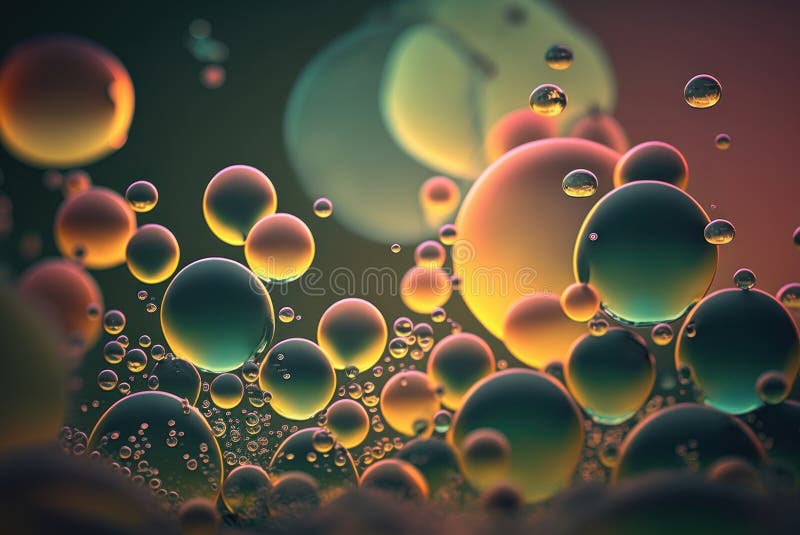 Abstract Water Bubble Drop Color Background Graphic Design Wallpaper ...