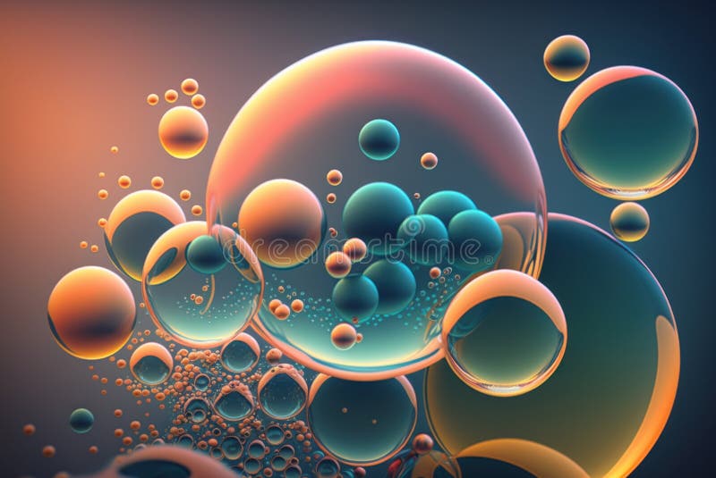 Abstract Water Bubble Drop Color Background Graphic Design Wallpaper ...