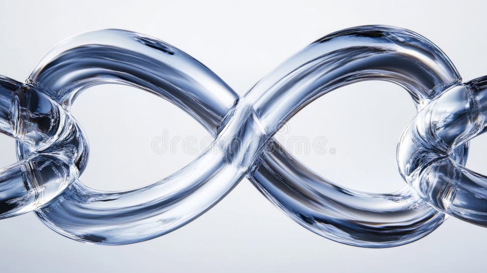 Abstract Water Chain Interconnection Stock Illustration - Illustration ...