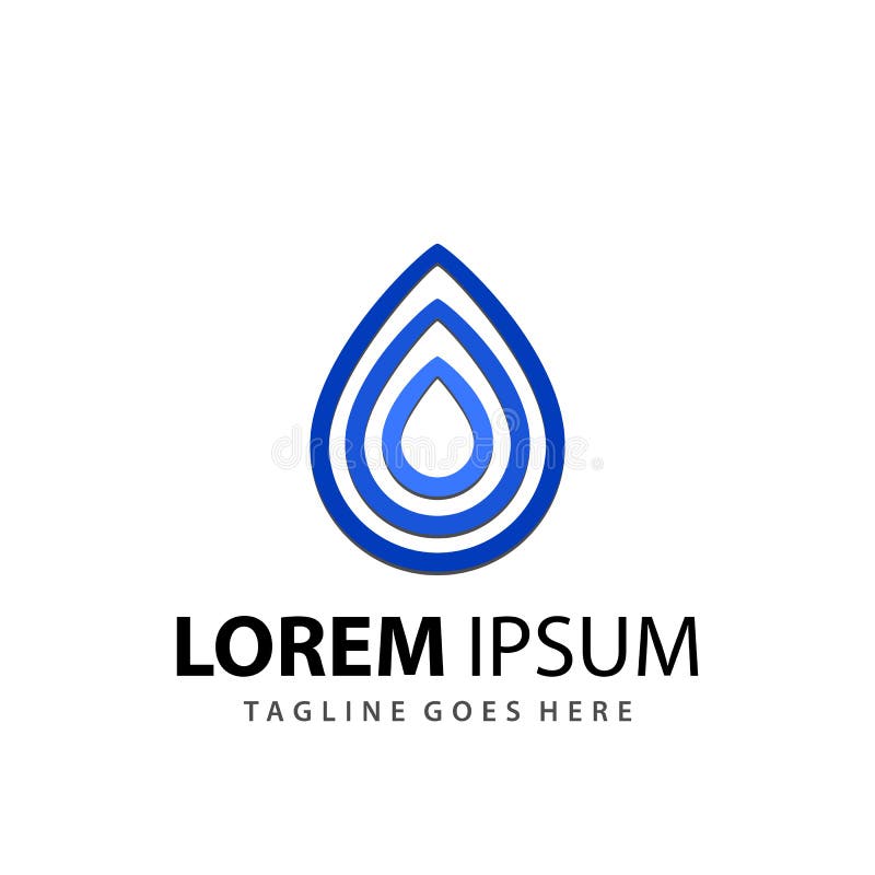 Abstract Water Drop Fire Logo Design Template Vector Premium Stock ...