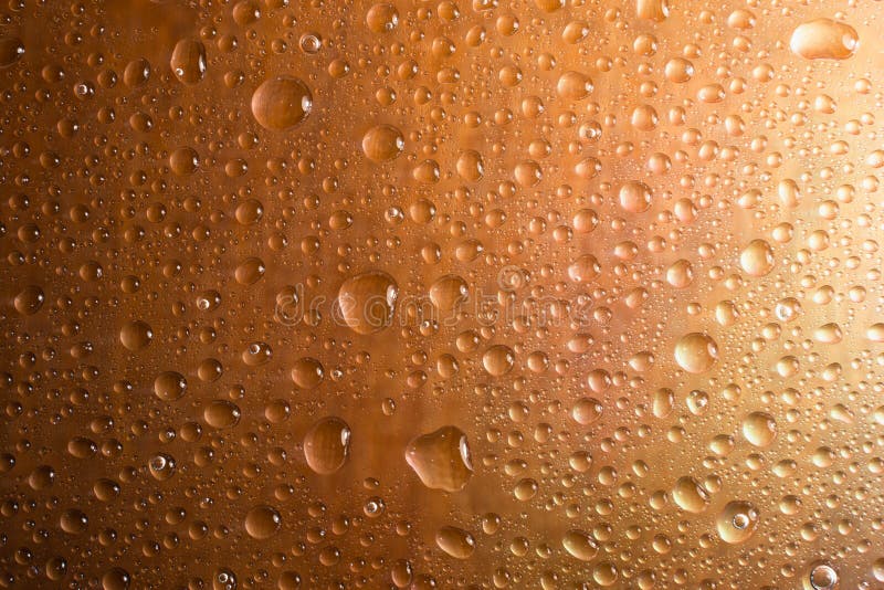 Abstract Water Drop Background on a Wooden Brown Texture Stock Image ...