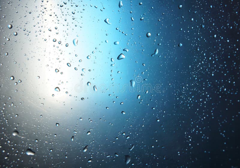 Abstract Water Drop Blue Light Spot Background Stock Image - Image of ...