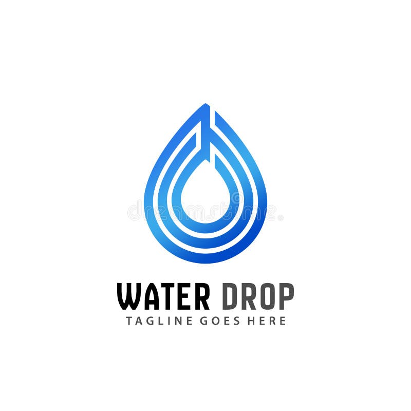 Abstract Water Drop Fire Logo Design Template Vector Premium Stock ...