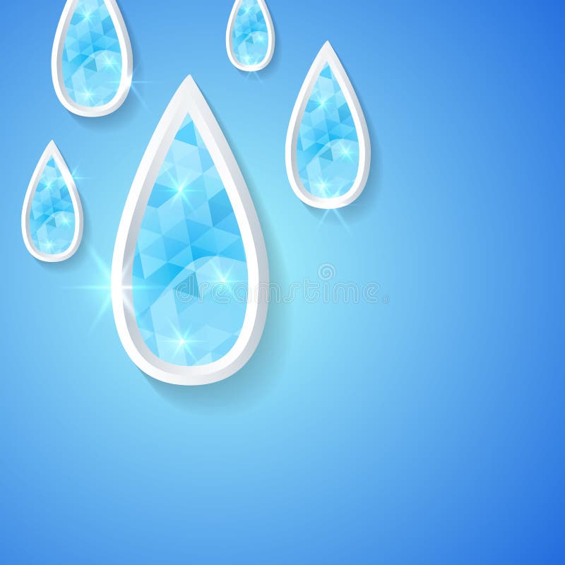 Abstract water drop stock vector. Illustration of fresh - 31483116