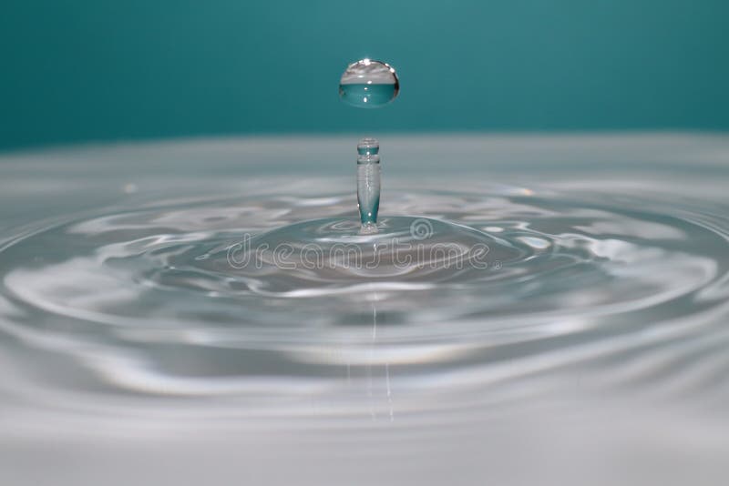 Abstract Water Drop Refractions of Light Background Stock Photo - Image ...