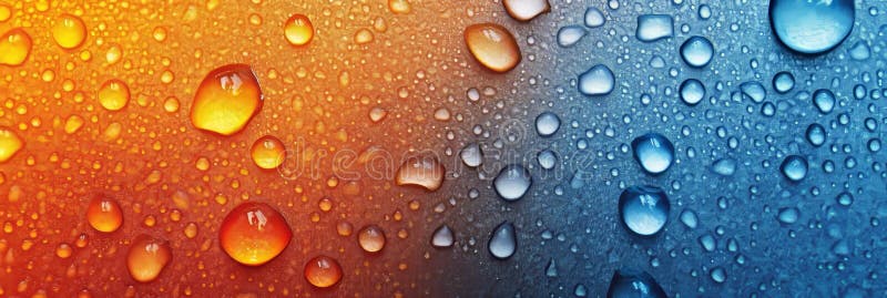 Abstract Water Droplet Background, Macro Photography of Condensation on ...