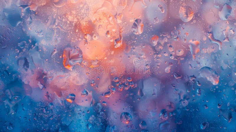 Abstract Water Droplets Background: Trendy Soft Pastel Gradient Texture ...