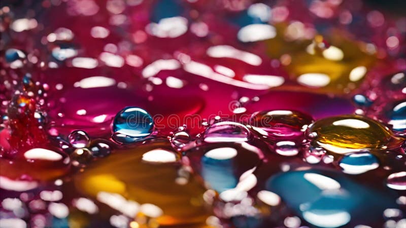 Water Droplets on a Surface Stock Footage - Video of texture, visual ...