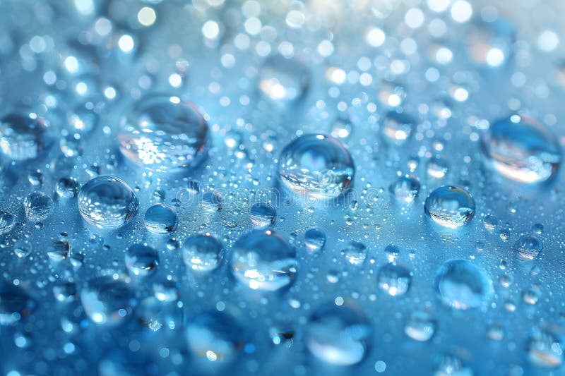 Abstract Water Droplets on Surface - Macro Photography for Design ...