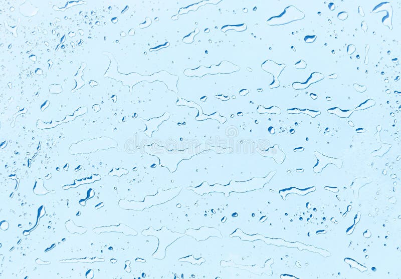 Abstract Water Drops on Blue Background Stock Photo - Image of splash ...