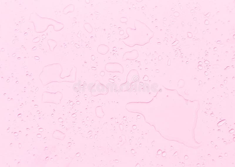 Abstract Water Drops on Pink Background Stock Photo - Image of pattern ...