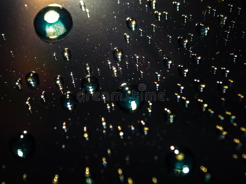 Abstract Water Drops on Screen Stock Photo - Image of freshness ...