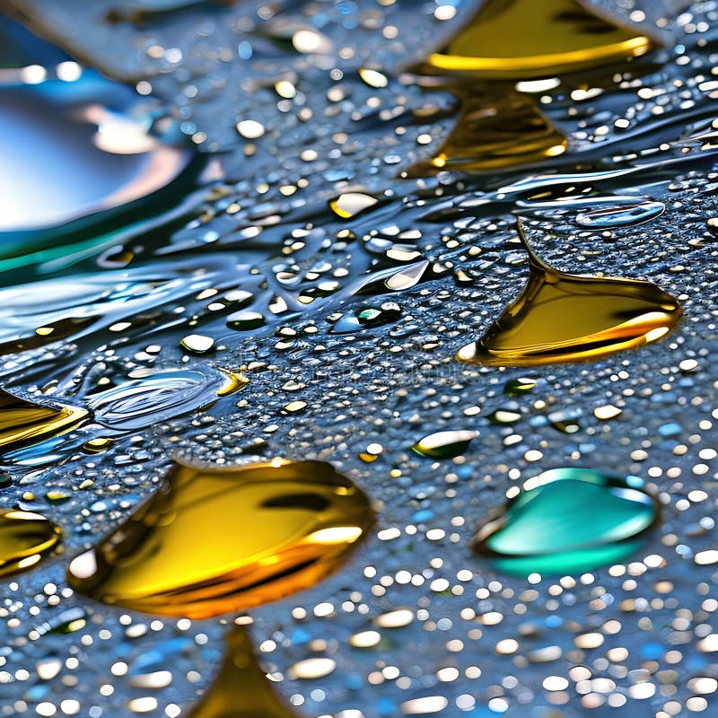 353 Abstract Water Drops: a Vibrant and Dynamic Background Featuring ...