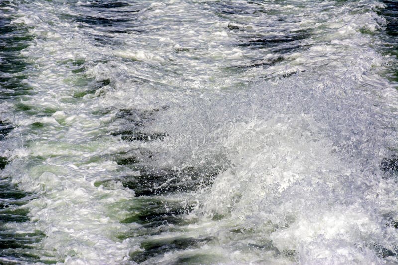Abstract of Water Flow from Behind the Boat Stock Image - Image of ...